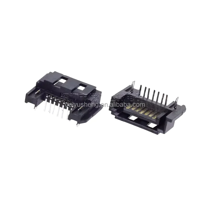 Sata Female Seat 7p Vertical Hard Disk Interface Socket Vertical Direct ...