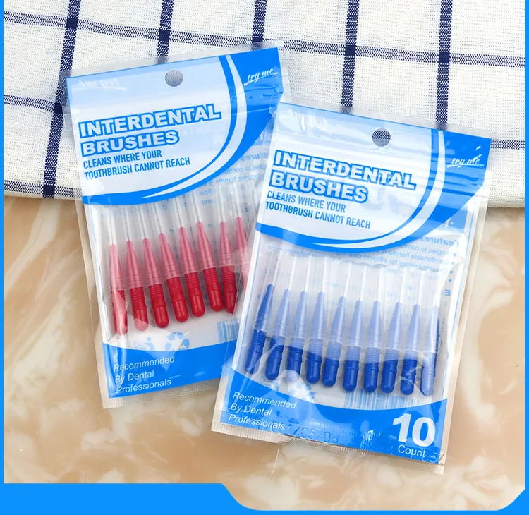 Private Label Soft Bristle I Shape Plastic Tooth Pick Dental Floss ...