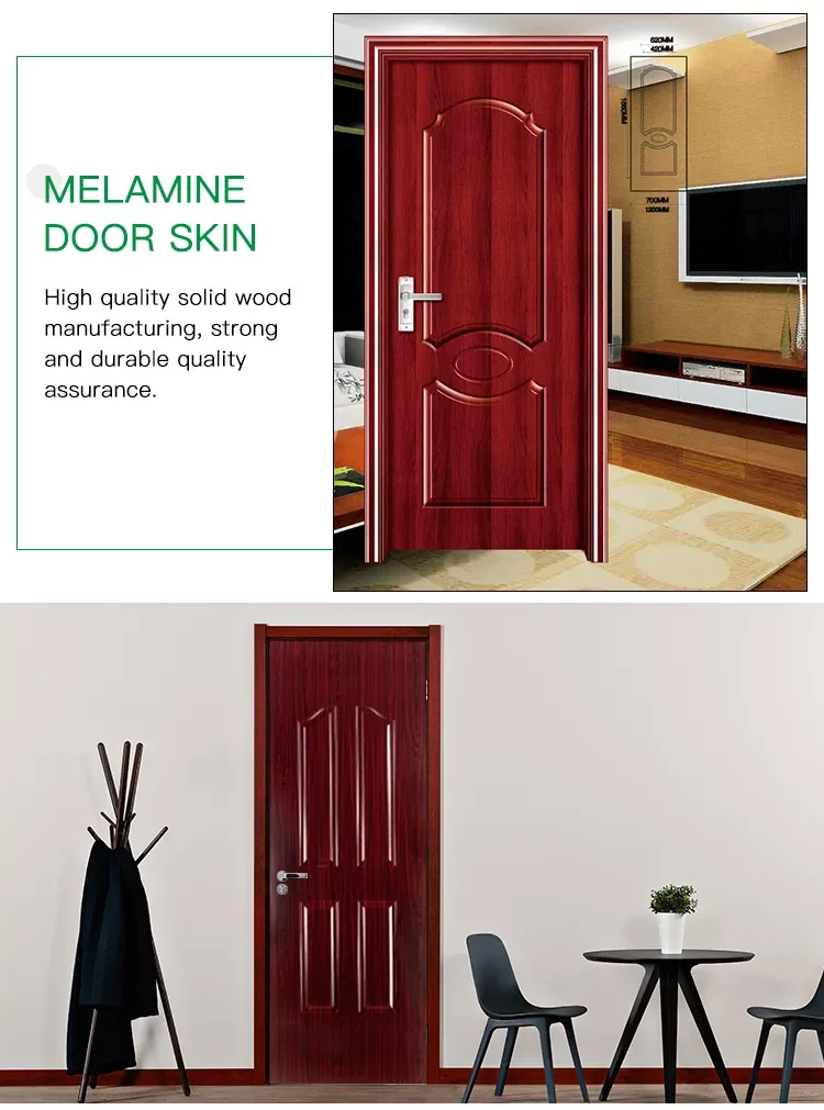 Molded Door Skin MDF/HDF, Natural Wood Veneered Molded Door Skin ...