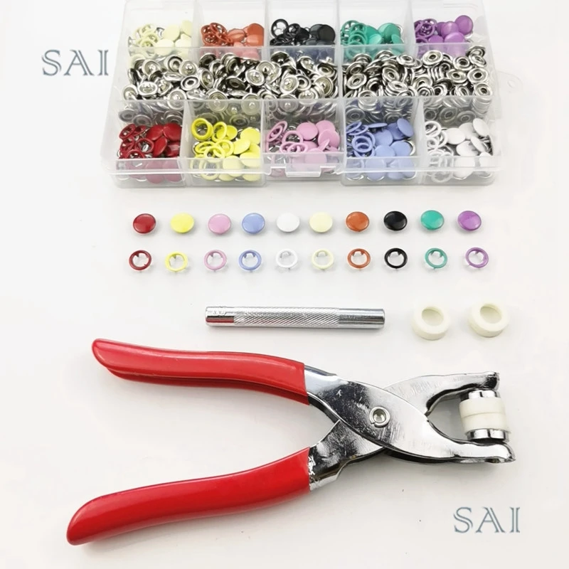 Colorful Five-claw Button Hollow Solid Snap Button Iron Children's ...