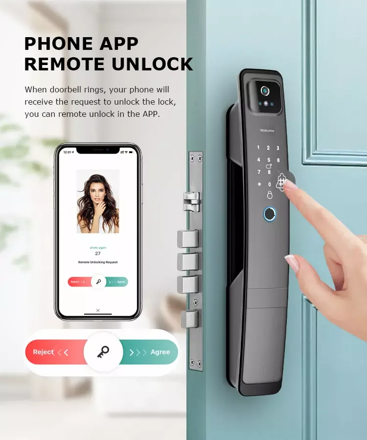 Smart Security: Tuya Wifi Remote Biometric Fingerprint Lock
