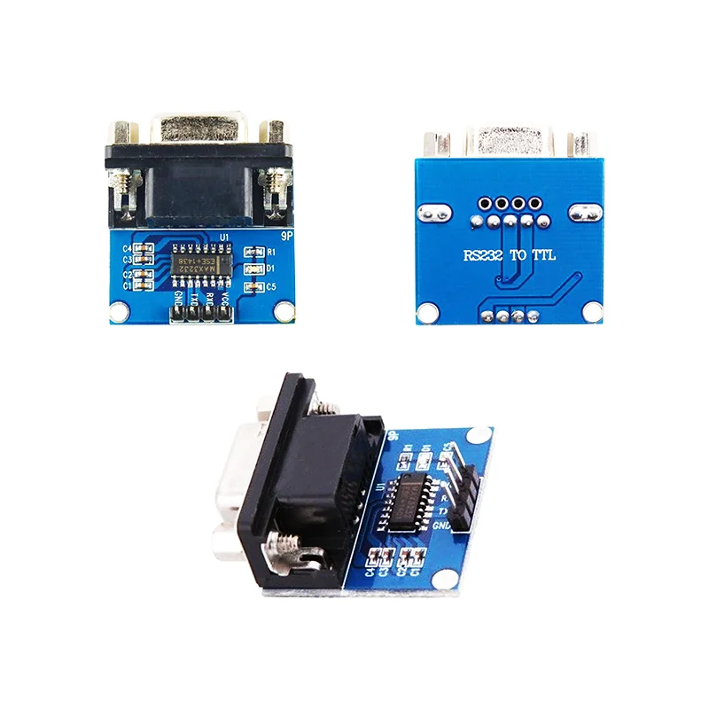 Max3232 Rs232 To Ttl Serial Port Converter Module Db9 Connector Max232 ...