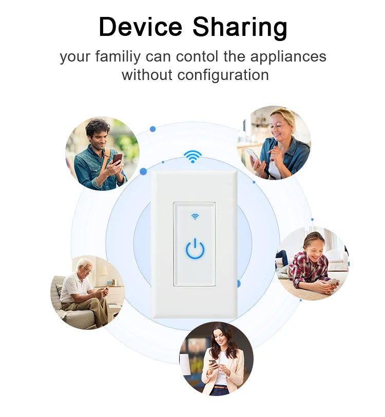 KS-602 Smart Physical Switch - US Standard Wifi Light Control