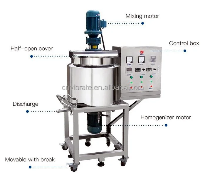 Vbjx Industrial Scale Homogenizer Powder Blending Machine Grapjhite ...