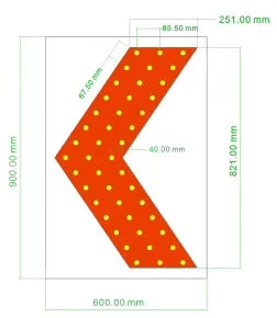 Stop Sign Led Stop Sign Triangle Shape Solar Led Traffic Road Sign ...