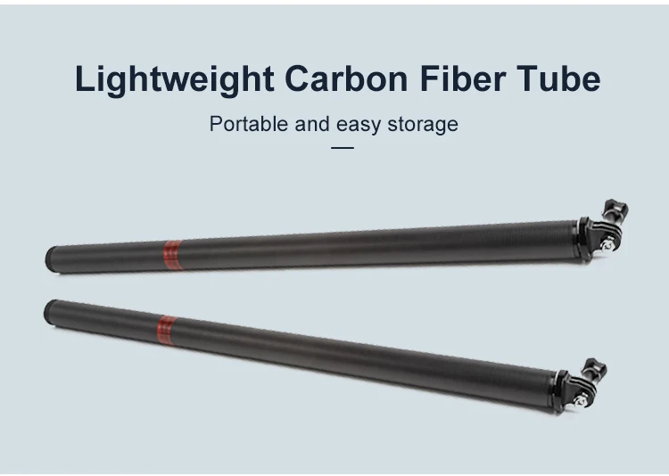 3k Carbon Fiber Pole Telescoping Twill Carbon Fiber Telescopic Camera ...