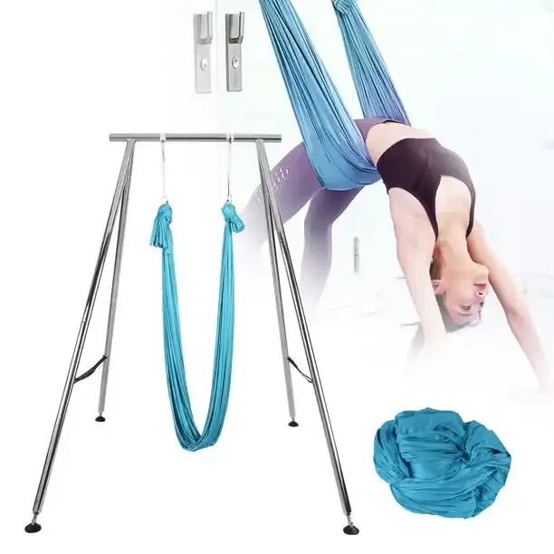 Height Adjustable Aerial Yoga Swing Frame - Fitness Rig