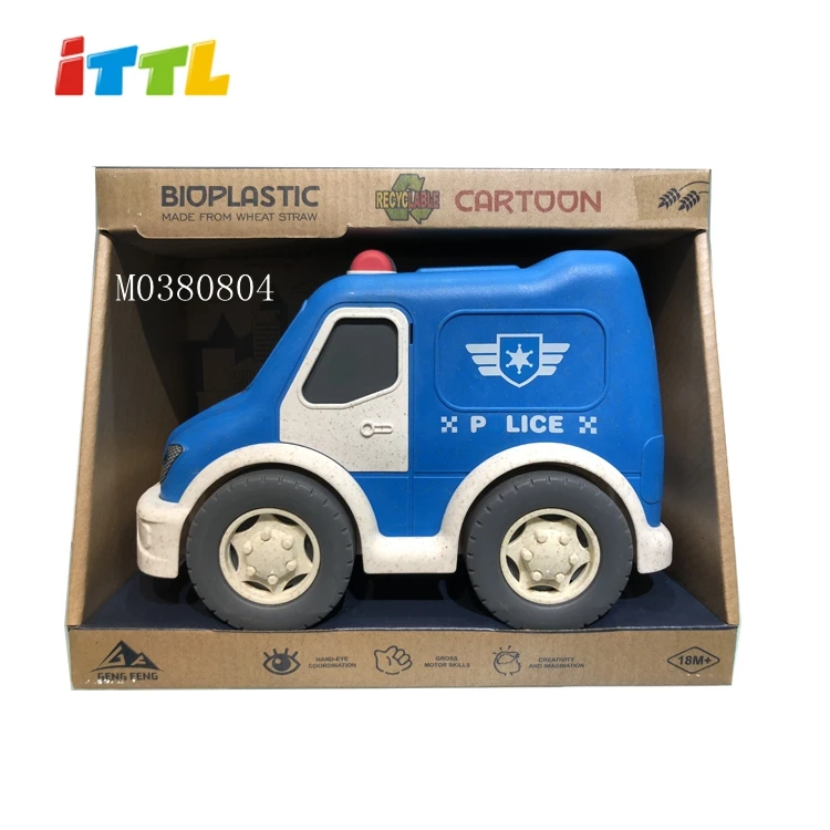 Bus Toy Big Size Plastic Friction Powered School Bus Blue Color Toy For ...