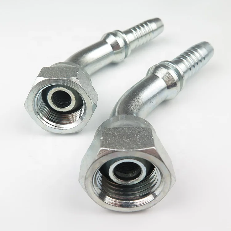 22641 45 Degree Elbow Bsp Thread Female 60 Cone Hose Fitting| Alibaba.com