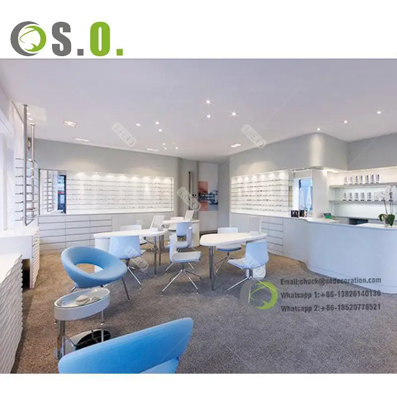 Commercial Optical Shop Interior Design Custom Modern Sunglasses ...