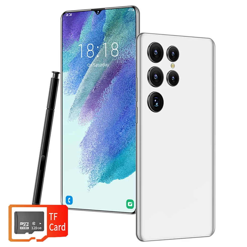 Galaxy S22 Ultra Phone 16gb+ 512gb Full Screen Mobile Phone 7.2inch Hd ...