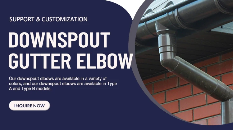 Can Be Cut Aluminium Downspout Gutter Elbows Grecian Green Downspout ...