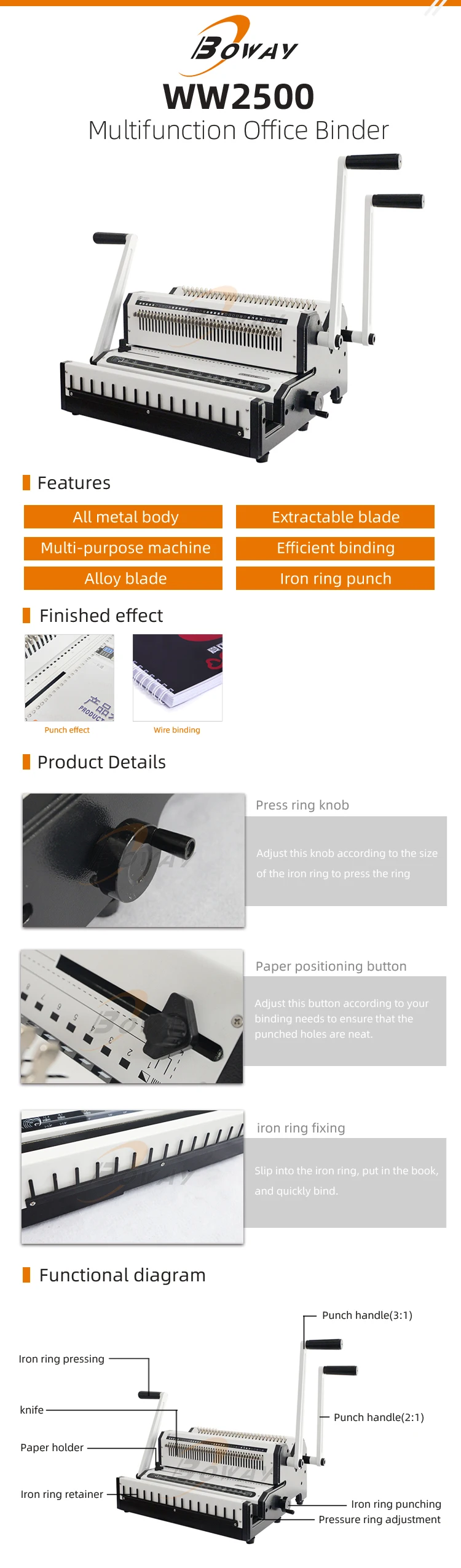 Boway WW2500 - Efficient Binding Solutions for All Needs