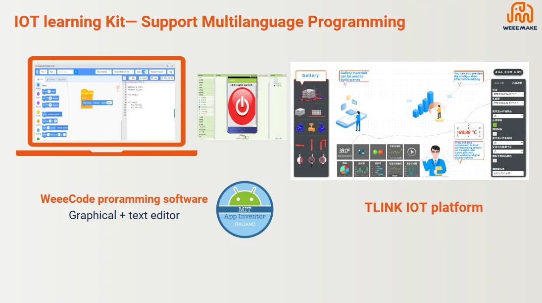 IOT Learning Kit - STEM Education Programming Robot for Kids