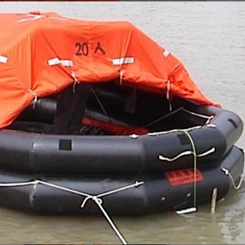 SOLAS Throw-overboard Inflatable Life Raft for Marine Lifesaving ...