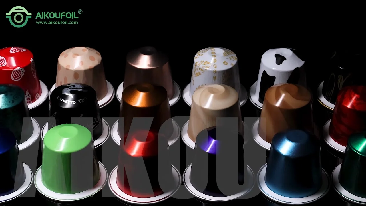 Oem Espresso Tea Pod With Heat Sealed Lid Aluminium Disposable Coffee ...