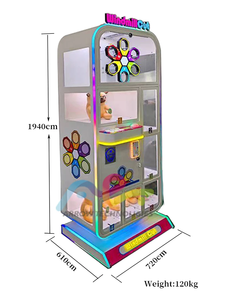 Factory Prize Game Machine Coin Operated Pink Date Cut Prize Gift ...