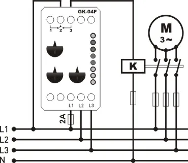 Samwha-dsp Gk-04f Terminal Connection 50/60 Hz Ac Voltage Protection Numeric Relay - Buy ...