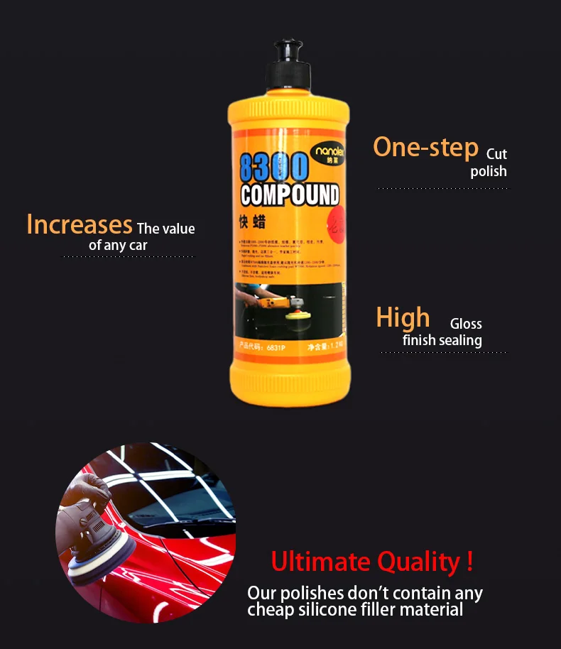 Nanolex 8300P Car Polish - Aggressive Coarse Rubbing Compound