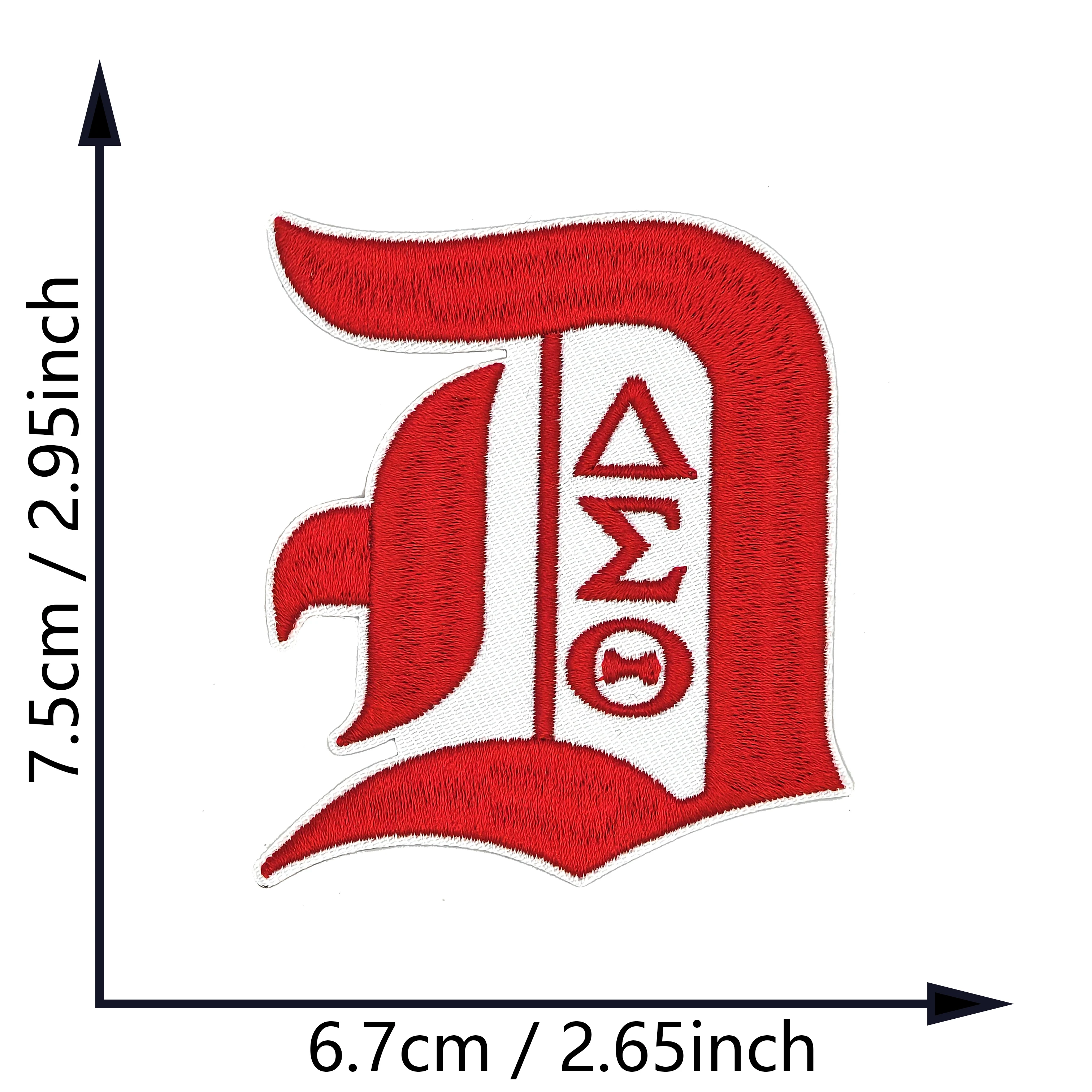 Shop High Quality DST Sorority Embroidery Iron-on Patches