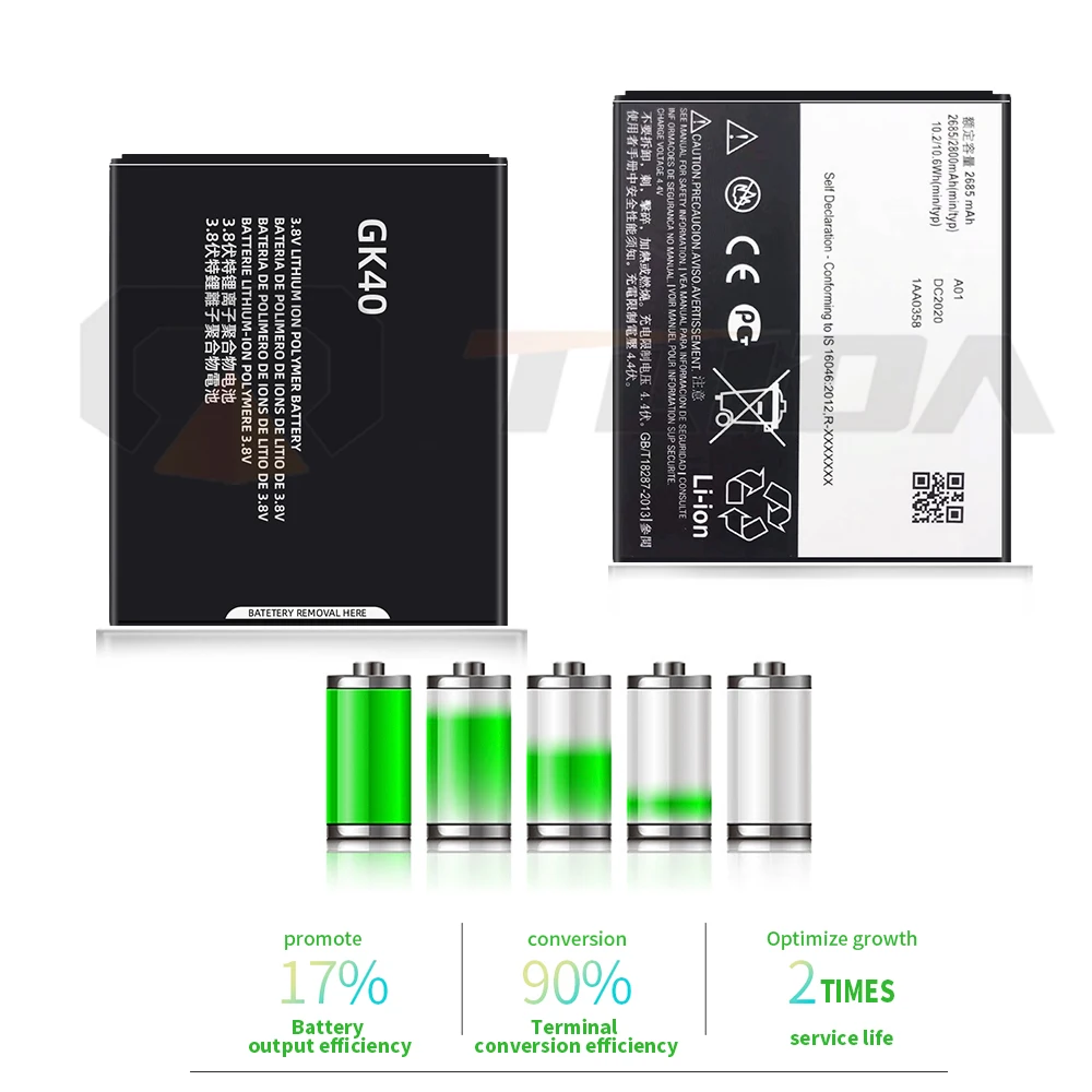 Mobile Battery GK50 GK40 HC40 for Motorola E3/E4/G4