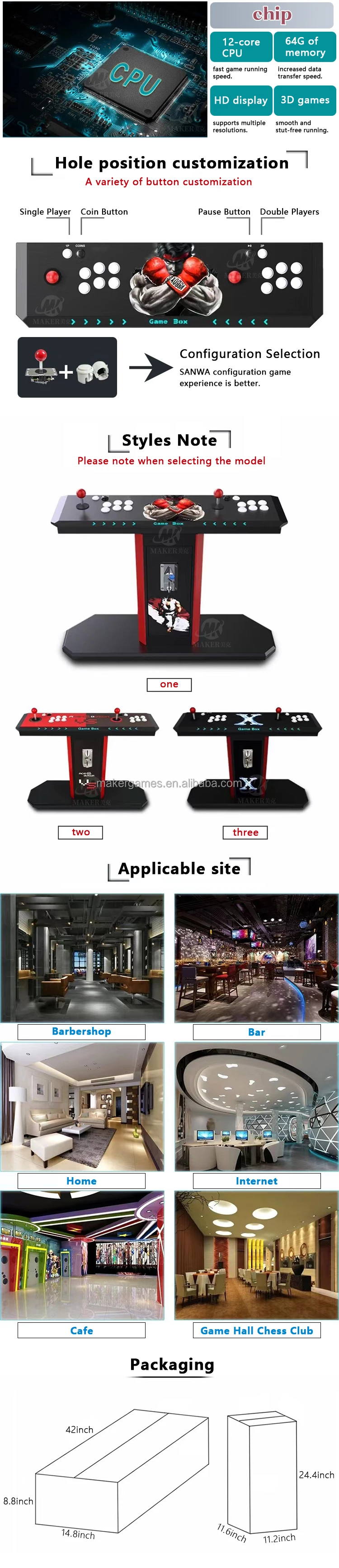 Street Fighter Multi Game Classic Upright Arcade Cabinet