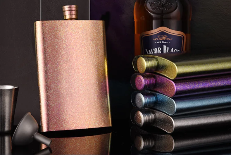 Portable 175ml Titanium Alcohol Hip Flask Modern Design For Outdoor ...