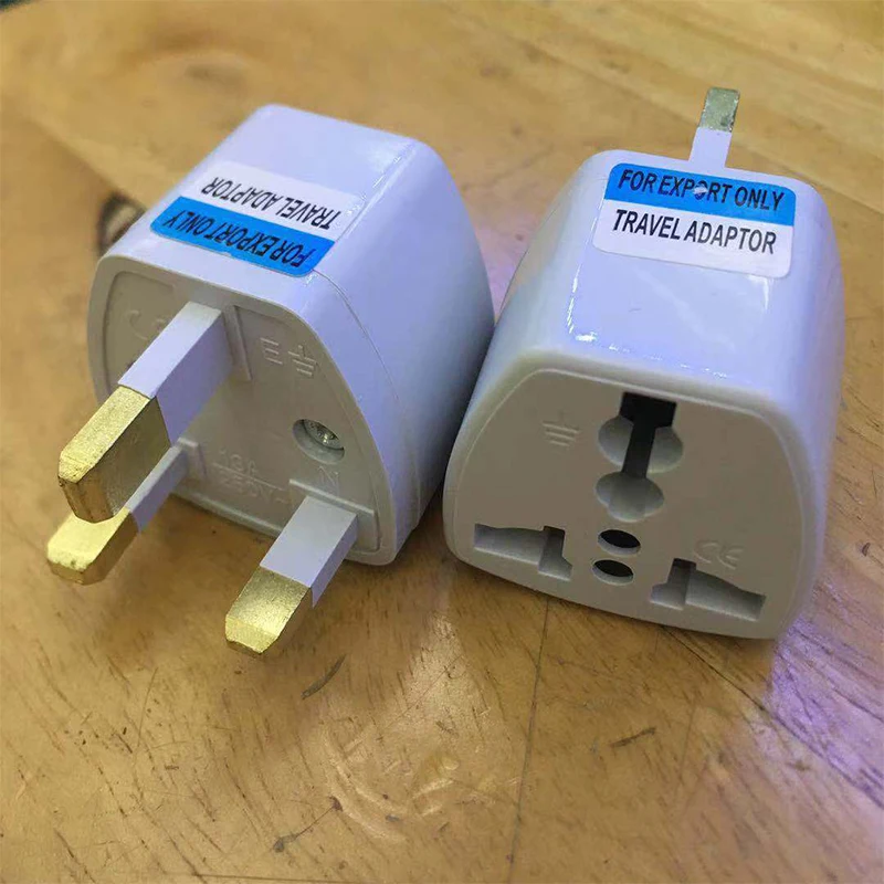 Universal US/UK/AU/DE/EU Plug Adapter - USA to UK Power Charger