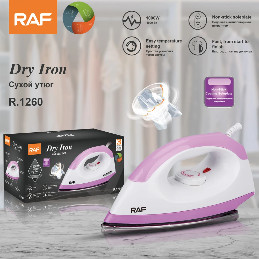 RAF New Style Electric Dry Iron Multifunction Electric Iron Handheld Electric Iron Clothes ...