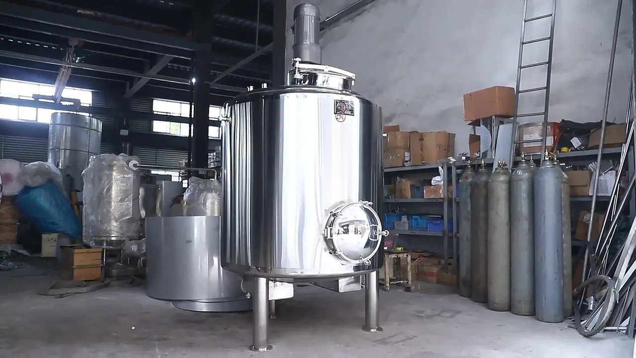 Stainless Steel Beverage Milk Degassing Tank Juice Vacuum Deaerator ...