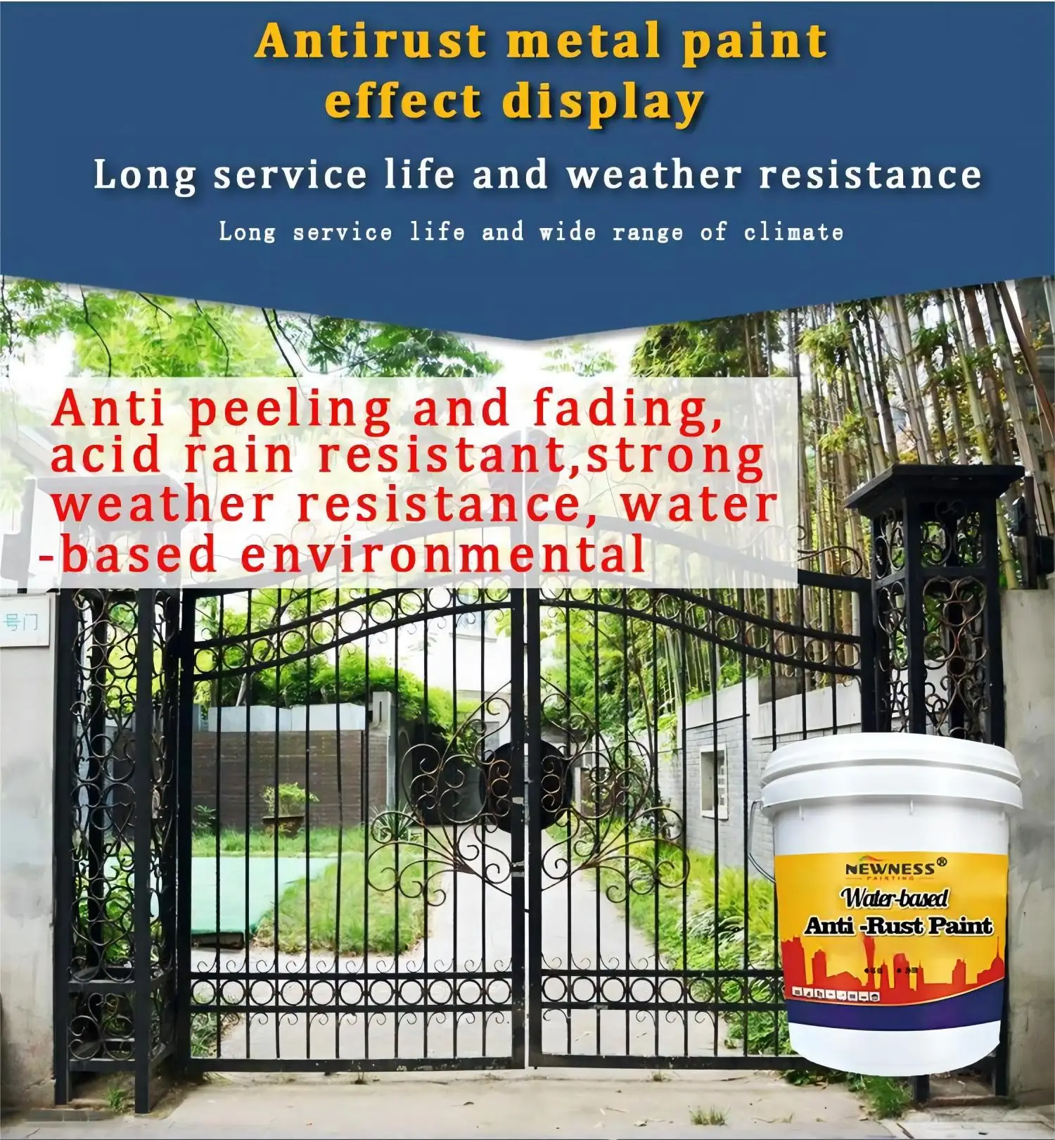 Metal Anti-rust Coating for Metal Stairs, Suitable for Both Indoor and ...