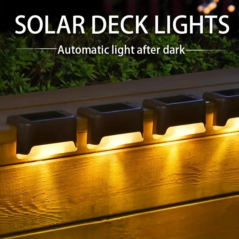 Led Garden Wall Lamp Solar Deck Lights Outdoor Solar Step Lights Led ...
