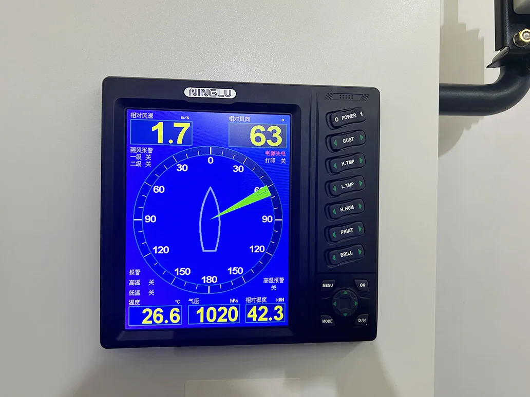 IR761 Marine Wind Speed and Direction Repeater - NL Anemometer Display ...