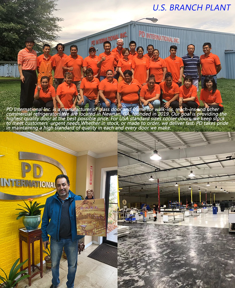 Grocery Store Walk in Freezer Room Parts Glass Door - SHHAG