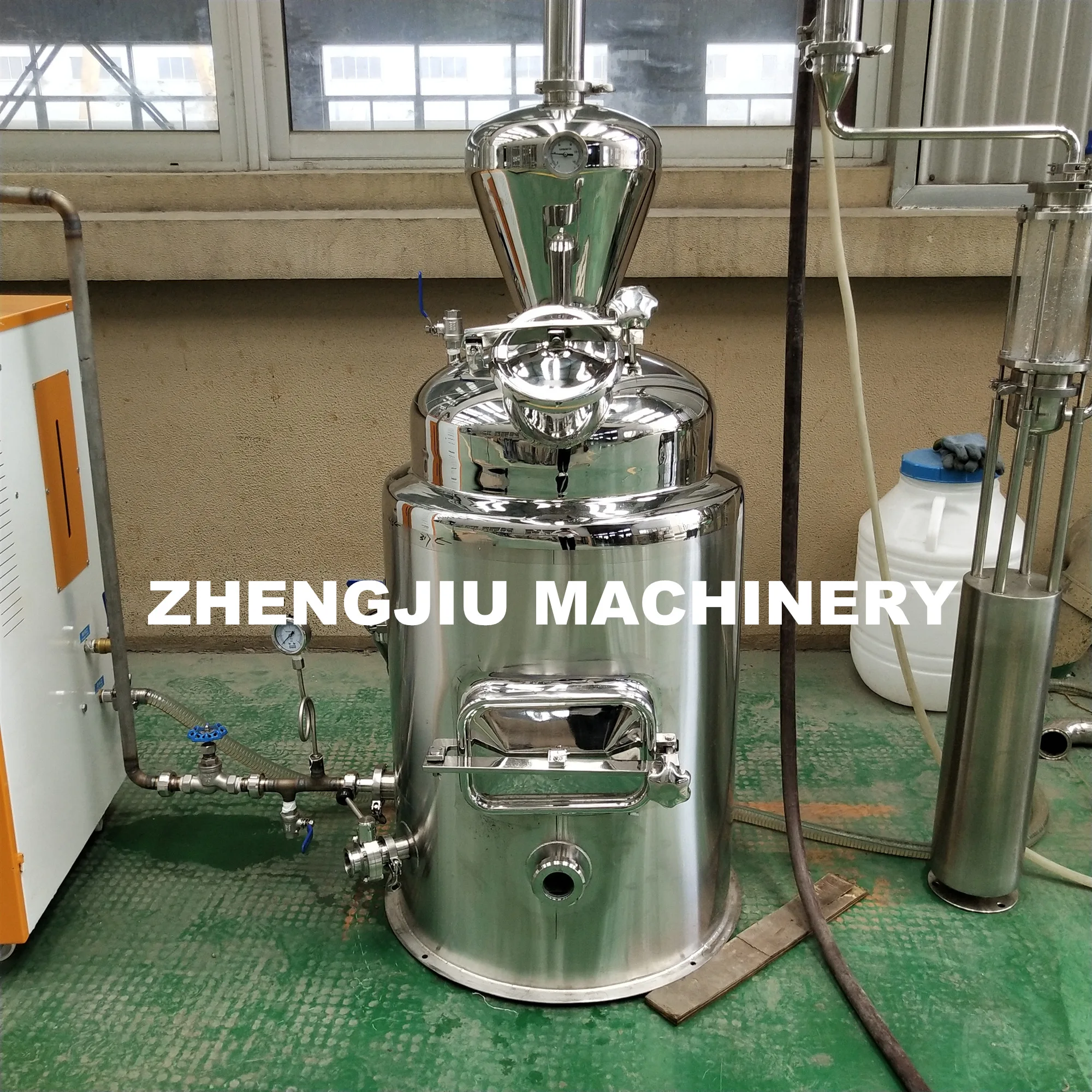 Essential Oil Distiller Large Capacity 50L Flower Steam Distillation ...