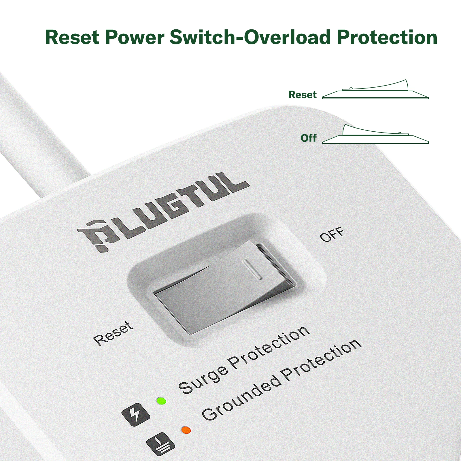 Us Electric Extension Board Power Strip,10 Outlet Etl Power Bar With ...