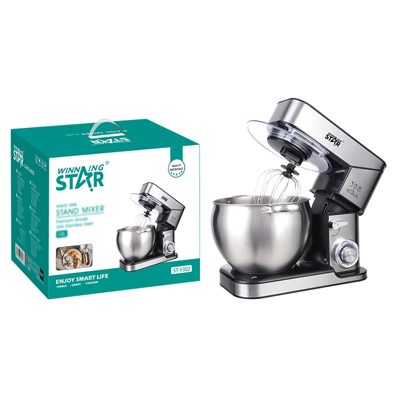 Winning Star 10L LED Stand Mixer ST-5302, 2000W 6 Speed, Stainless ...