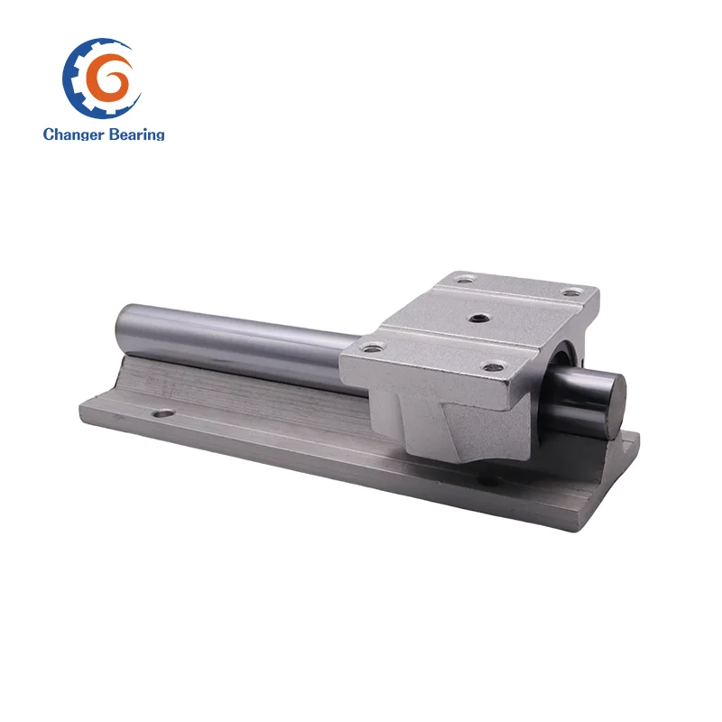 100mm 200mm 1000mm Aluminium Linear Guide Round Linear Guide Block ...