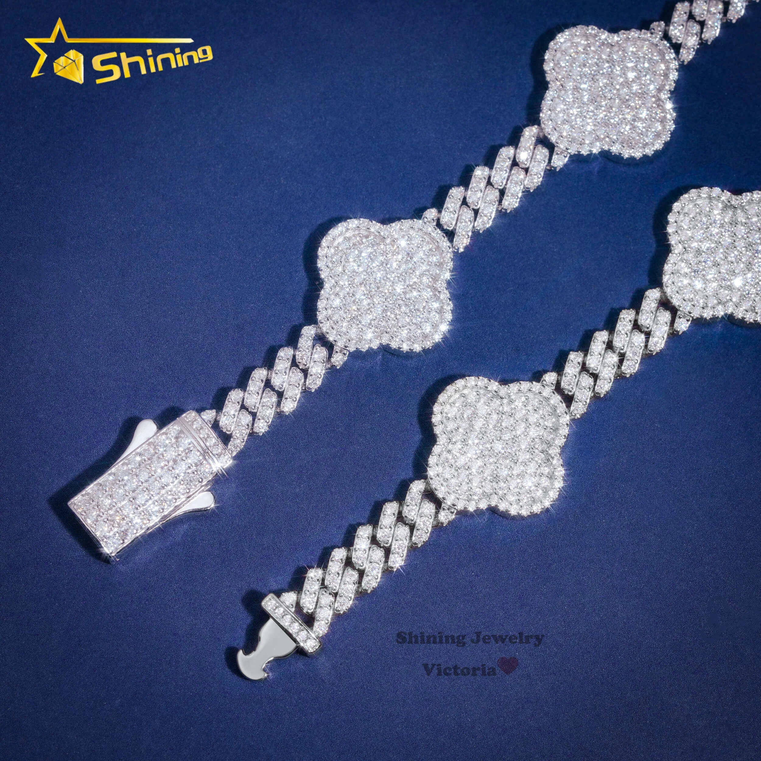 New Arrivals Charm Bracelet Pass Diamond Tester 925 Silver Vvs ...