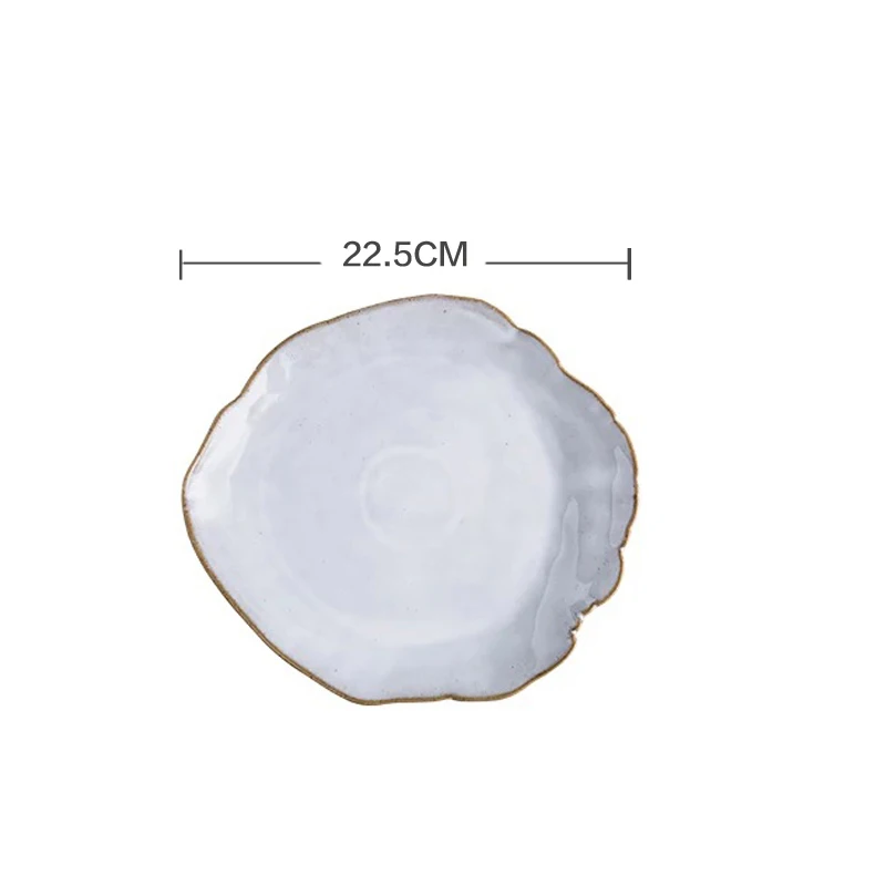 Wholesale Irregular Shape Ceramic Stoneware Plates