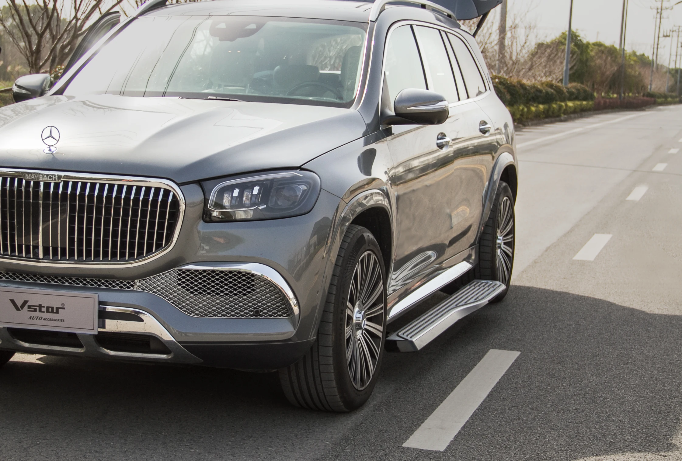 GLE/GLS Mercedes maybach Auto Side Step Electric Pedal With Lights ...