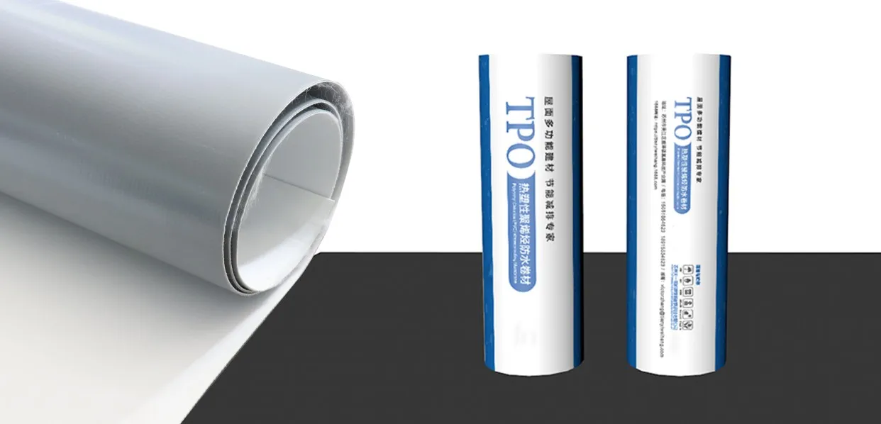 Tpo Waterproofing Membrane Thermoplastic Polyolefin Reinforcement ...