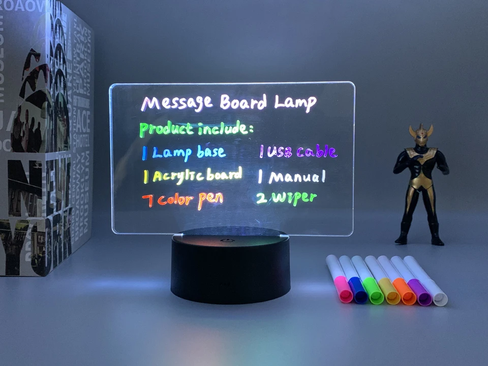 Note Board Night Light - Soft Warm Glow for Daily Moments