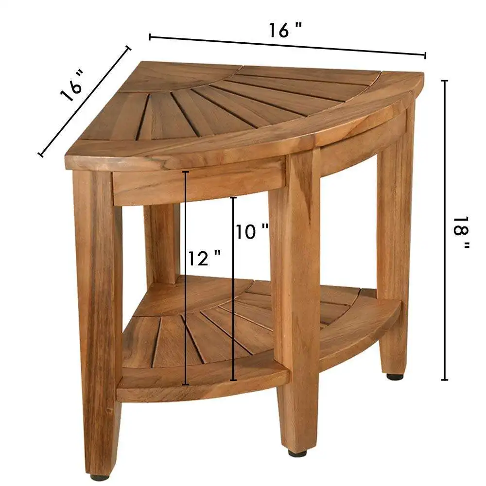 Acacia Teak Shower Bench - Durable & Stylish Bath Stool
