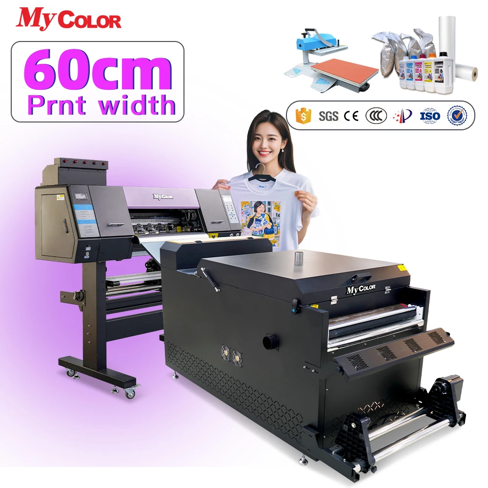 Mycolor Cheapest T-shirt Printing Machine DTF 60cm High Resolution ...
