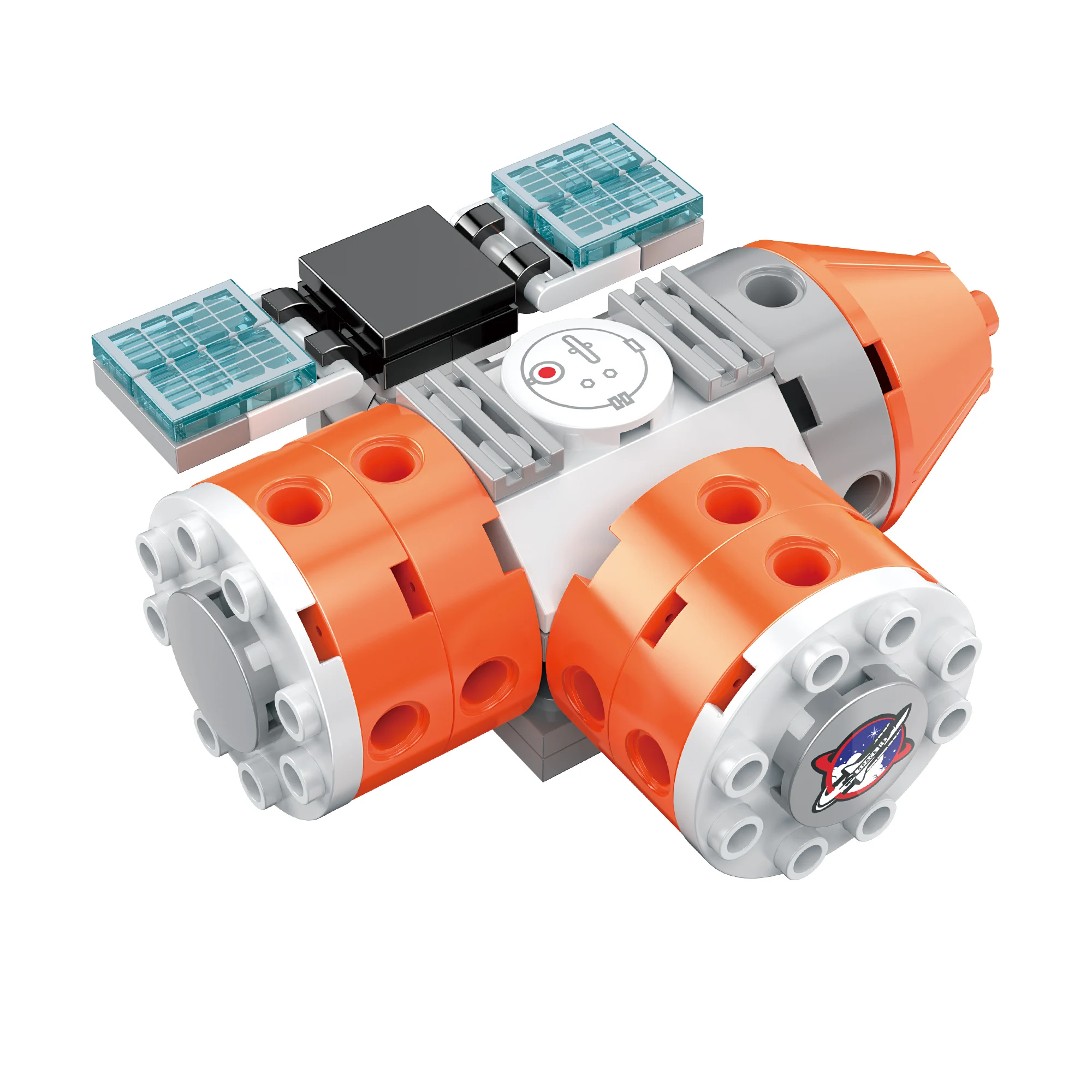 Cogo Kids Educational Assemble 8 In 2 Mini Space Plane Series Bricks ...