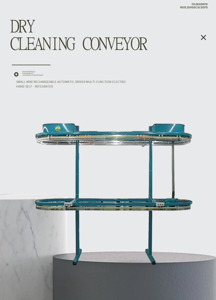 Hanging Small Garment Overhead Conveyor System for Dry Cleaning ...