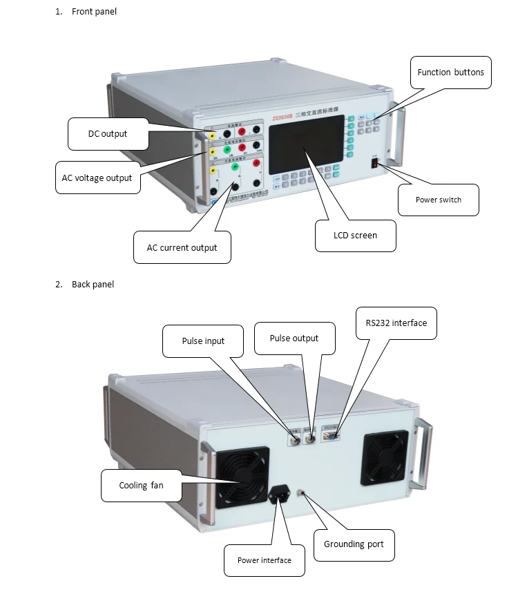 Three Phase AC/DC Standard Power Source Device - GDZX ZX3030B