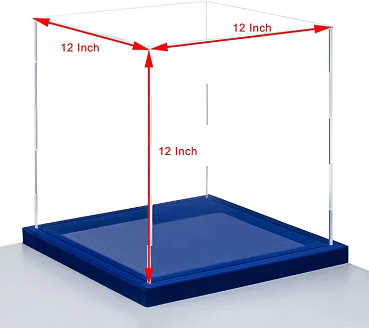 Stackable Cube Acrylic Display Case Clear Cube Display Box Memorabilia ...