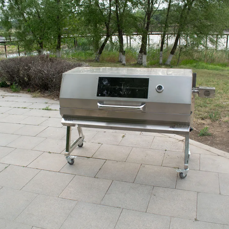 Gas Grill Lamb Pig BBQ Roaster Spit Rotisserie - High Food Grade